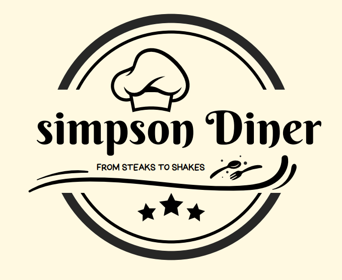 Simpson Diner - Dinner Menu